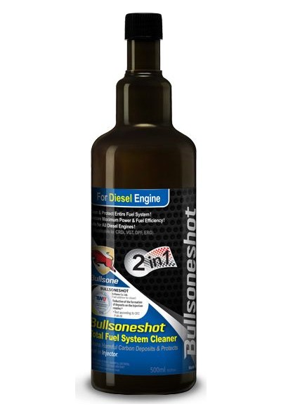 Bullsone Shot DİZEL Araç İçin Yakıt Sistemi Temizleyicisi 500ml