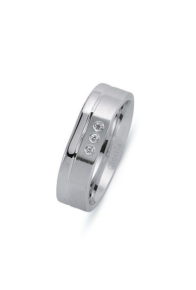 Glorria Gümüş 5.5Mm Bayan Alyans Yüzük