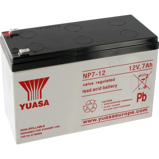 Yuasa NP7-12L 12V 7 Ah Bakımsız Kuru Akü Fiyatı