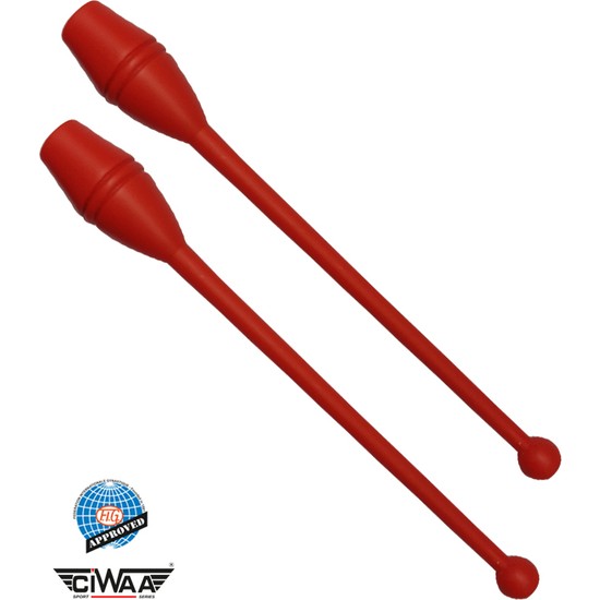 Ciwaa Ritmik Cimnastik Labutu Kırmızı FIG Onaylı 44cm - 150 Fiyatı