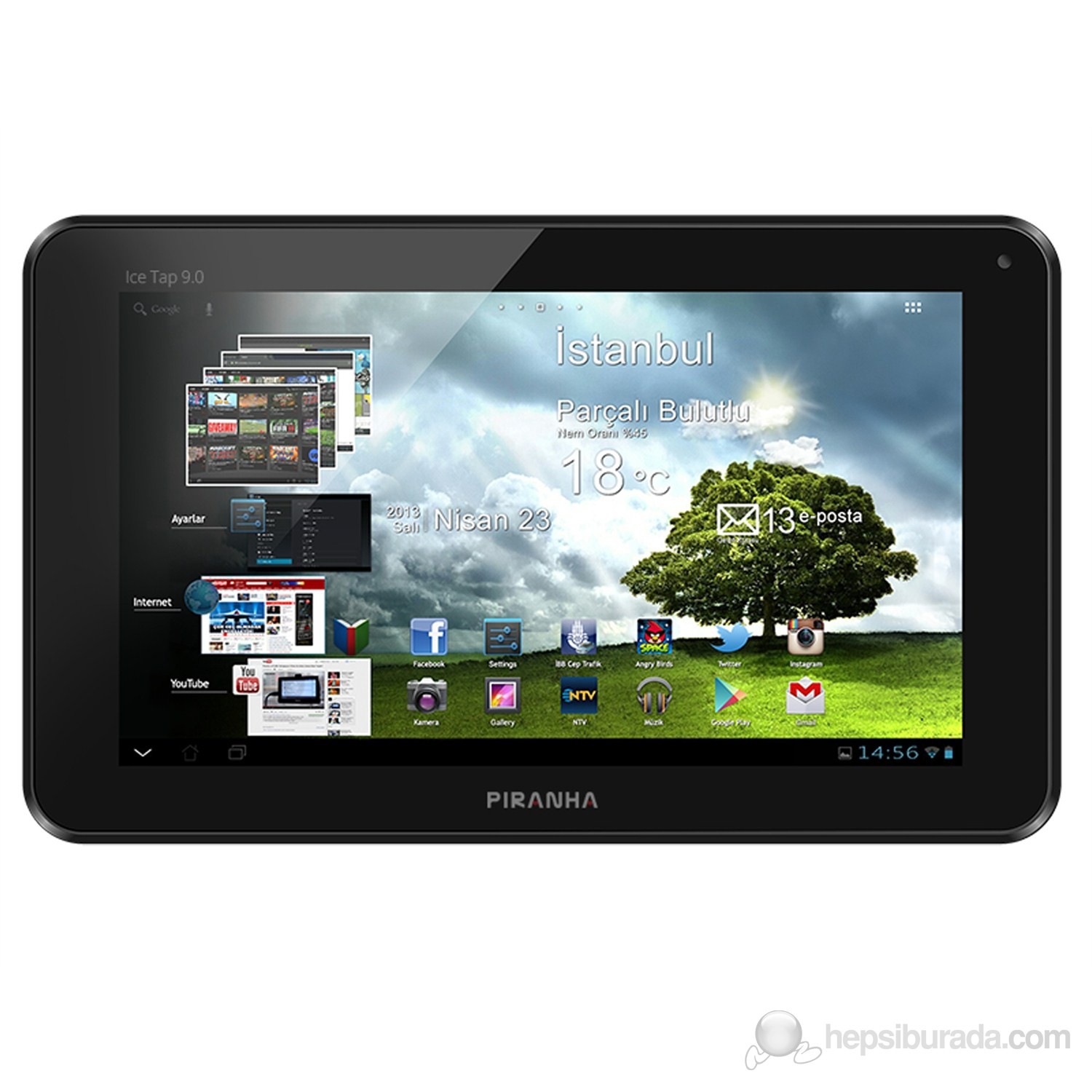 Piranha Ice Tab 8GB 9" Tablet Fiyatı - Taksit Seçenekleri