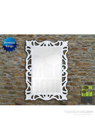 Bmd Mobilya Dekoratif Ayna 1 Beyaz
