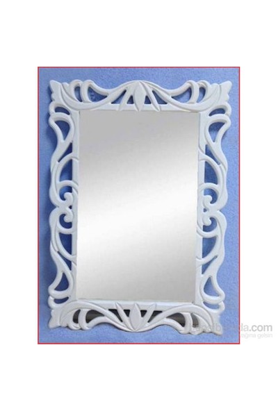 Bmd Mobilya Dekoratif Ayna 2 Beyaz
