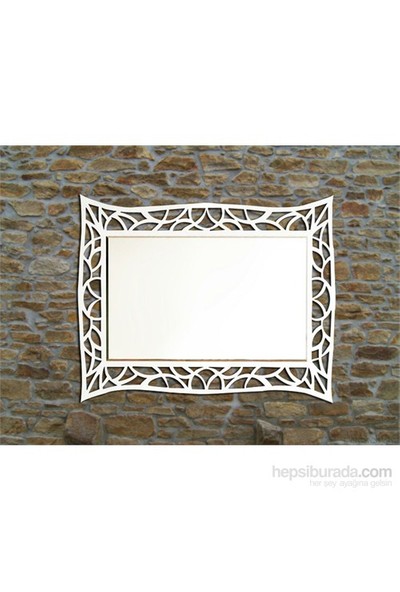 Bmd Mobilya Dekoratif Ayna 7 Beyaz
