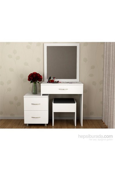 Hepsi Home Makyaj Masası/Aynası - Beyaz