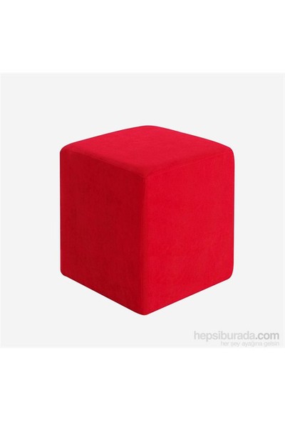 Cubic Puf Kırmızı