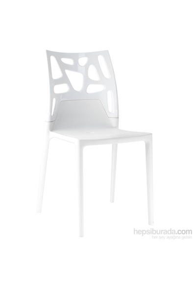 Papatya Ego Rock Sandalye Beyaz