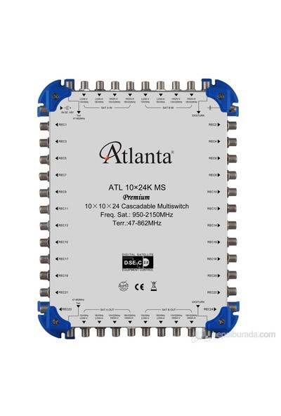 Atlanta 10/24 10x24 Santral Merkezi Sistem Multiswitch ( Geçişli / Karasal Aktif ) Atlanta 10/24 10x24 Santral Merkezi Sistem Multiswitch ( Geçişli / Karasal Aktif )