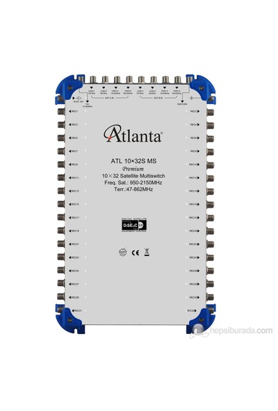 Atlanta 10/32 10x32 Santral Merkezi Sistem Multiswitch ( Sonlu / Karasal Aktif ) + Adaptör Atlanta 10/32 10x32 Santral Merkezi Sistem Multiswitch ( Sonlu / Karasal Aktif ) + Adaptör