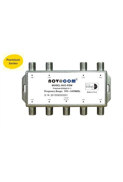Novacom Premium 8X1 Diseqc 1.1 Swich Novacom Premium 8X1 Diseqc 1.1 Swich