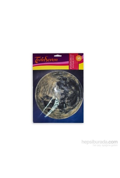 Artikel Fosforlu Duvar Sticker 3D Ay FS-188