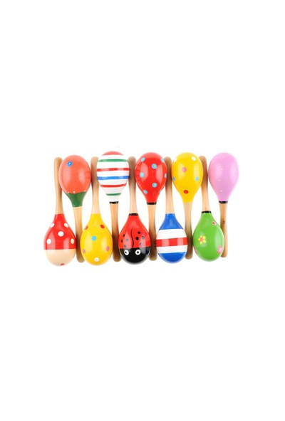 Learning Toys 6'lı Ahşap Marakas Seti Learning Toys 6'lı Ahşap Marakas Seti