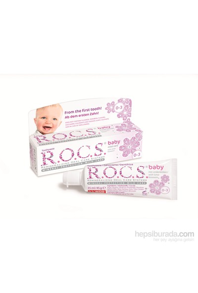 Rocs Baby 0-3 Yaş Ihlamur Özlü Diş Macunu Rocs Baby 0-3 Yaş Ihlamur Özlü Diş Macunu