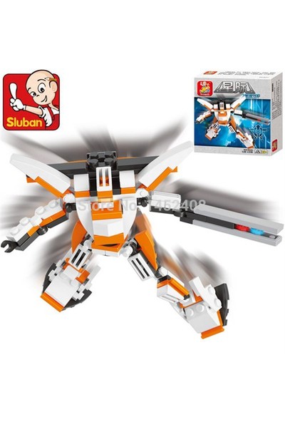 Sluban Kutulu Blok Dönüşen Robot 79 Parça Sluban Kutulu Blok Dönüşen Robot 79 Parça