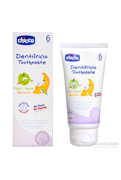Chicco Diş Macunu 6 ay+ Elmalı Muzlu Chicco Diş Macunu 6 ay+ Elmalı Muzlu