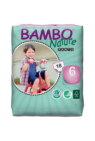 Bambo Nature No6 Alıştırma Külodu 18Kg+ / 18 Adet Bambo Nature No6 Alıştırma Külodu 18Kg+ / 18 Adet