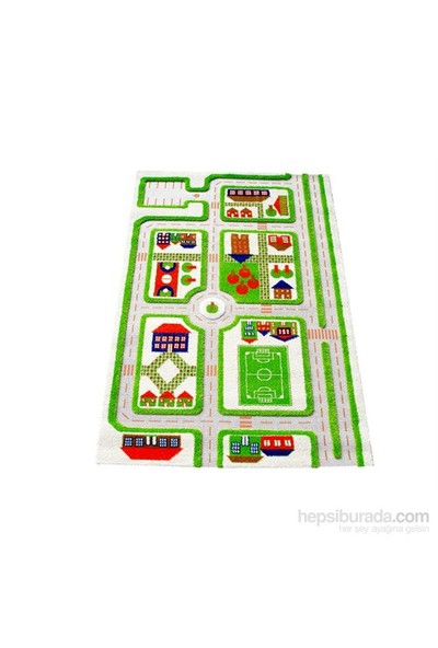 İvi Trafik Yeşil Halı / 134x180 cm