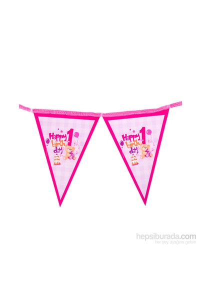 KullanAtMarket İlk Yaş Partim Kız Bayrak Afiş 1 Adet KullanAtMarket İlk Yaş Partim Kız Bayrak Afiş 1 Adet
