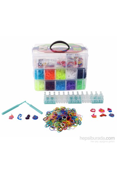 Rainbow Team 7200 Parça Mega Bileklik Yapım Seti Rainbow Team 7200 Parça Mega Bileklik Yapım Seti