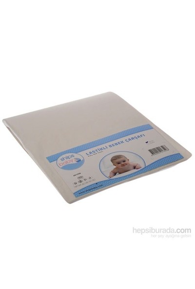 Ships Baby 201350 Lastikli Bebek Yatak Çarşafı 70X135 Krem