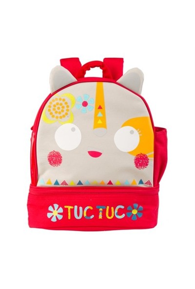 Tuc Tuc Çocuk Sırt Çantası Büyük Kırmızı, Baobab