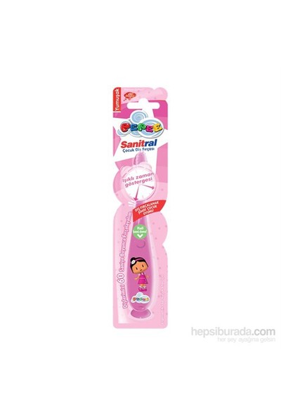 Pepee Sanitral Işıklı Diş Fırçası / Pembe Pepee Sanitral Işıklı Diş Fırçası / Pembe