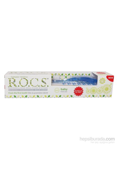 Rocs Baby Diş Macunu Ve Diş Fırçası Seti Rocs Baby Diş Macunu Ve Diş Fırçası Seti