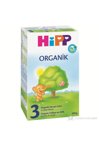 Hipp 3 Organik Devam Sütü 300 gr