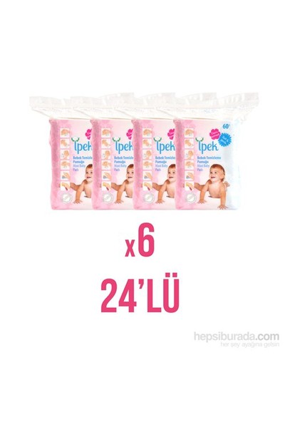 İpek Hidrofil Maxi Bebek Pedi 60'lı (24'lü Paket)