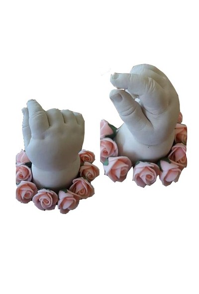 Küçük İzler Aljinat ile 3 Boyutlu Bebek El İzi Heykeli Kalıp Seti Küçük İzler Aljinat ile 3 Boyutlu Bebek El İzi Heykeli Kalıp Seti