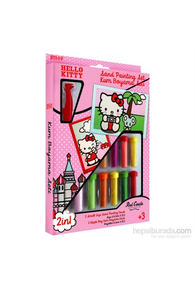 Red Castle Disney İkili Kum Boyama Seti Hello Kitty