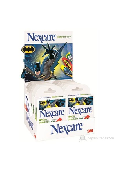 Nexcare Comfort Batman Yara Bandı / Tekli Nexcare Comfort Batman Yara Bandı / Tekli