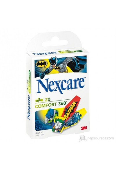 Nexcare Comfort Batman Yara Bandı / Tekli Nexcare Comfort Batman Yara Bandı / Tekli