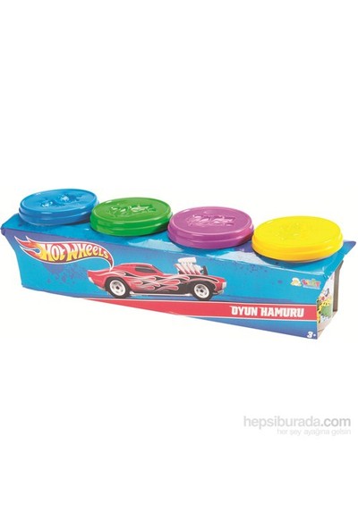 Hot Wheels 4 Lü Oyun Hamuru Büyük