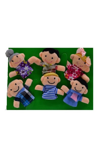 6'Lı Parmak Kukla Oyuncak Seti 6'Lı Parmak Kukla Oyuncak Seti