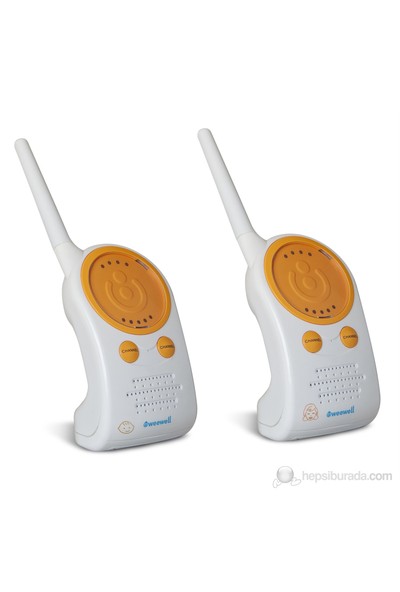 Weewell Bebek Telsizi - 200m -Şarjlı - Turuncu - 4 kanal