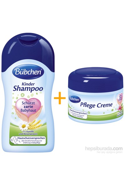 Bübchen Bebek Bakım Seti (Bebek Şampuanı 400 ml ve Kozmetik Kremi 75 ml)