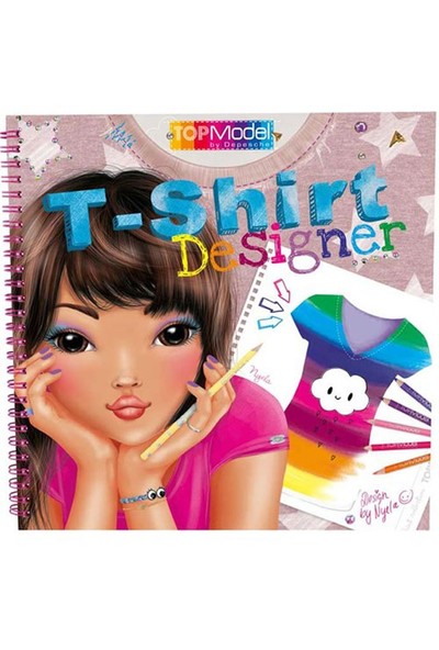 Top Model T-Shirt Dizayn Boyama Kitabı 5469