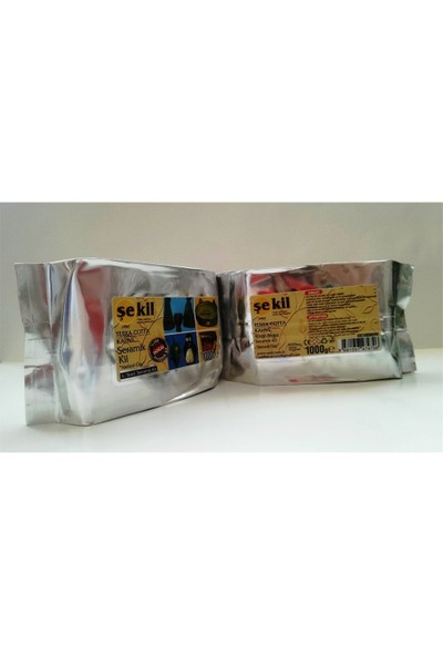 Şekil Kahverengi Kil Hamuru 1000 Gr.