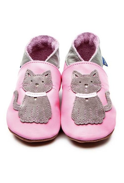 İnch Blue Hakiki Deriden Patik Meeow Baby Pink İnch Blue Hakiki Deriden Patik Meeow Baby Pink