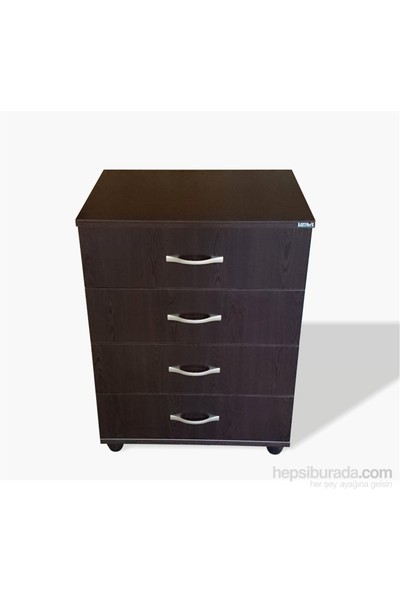 Vena Şifonyer 4 Çekmeceli Wenge Vena Şifonyer 4 Çekmeceli Wenge
