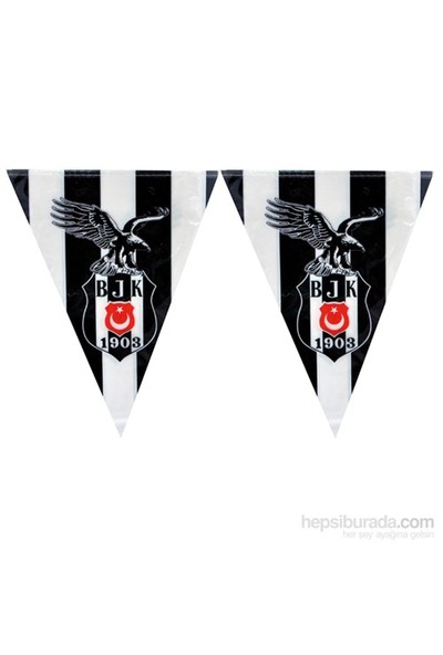 Beşiktaş Üçgen Bayrak Set