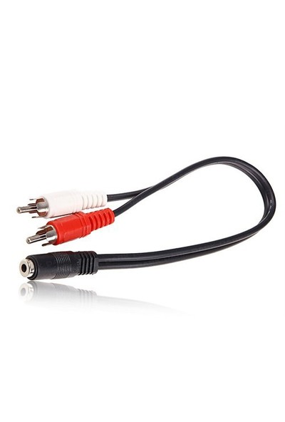 Dark 2xRCA Stereo Dönüştürücü Kablo (DK-CB-AU35XRCA) Dark 2xRCA Stereo Dönüştürücü Kablo (DK-CB-AU35XRCA)