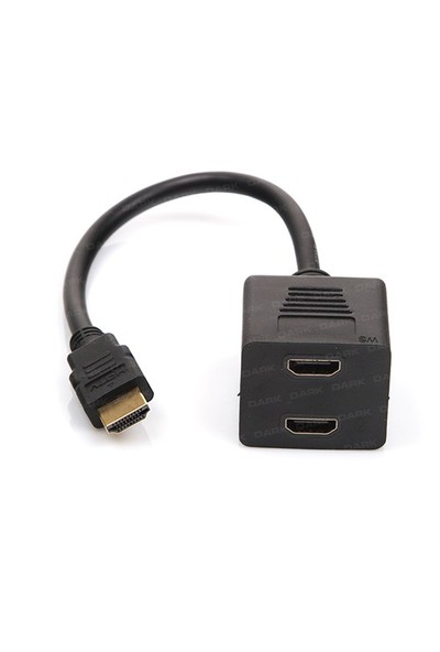 Dark HDMI Erkek - 2 x HDMI Dişi Çoklayıcı (DK-HD-AMX2FTV) Dark HDMI Erkek - 2 x HDMI Dişi Çoklayıcı (DK-HD-AMX2FTV)