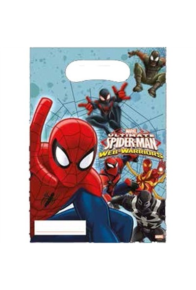 Pandoli Ultimate Spiderman Web Warriors Parti Çantası 6 Lı Pandoli Ultimate Spiderman Web Warriors Parti Çantası 6 Lı
