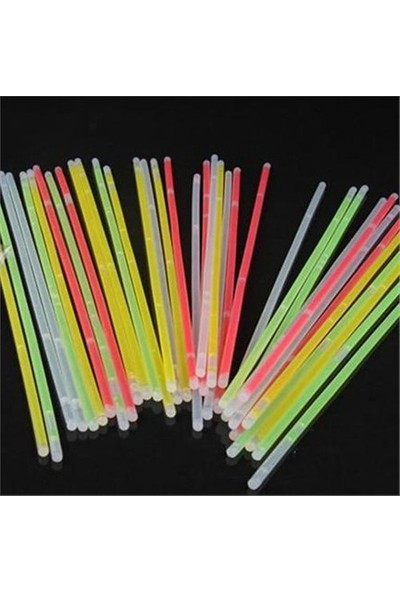 Pandoli Neonlu Glow Stick Çubuk 100 Adet Karışık Renkli Pandoli Neonlu Glow Stick Çubuk 100 Adet Karışık Renkli