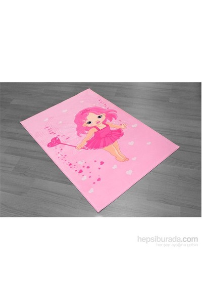 Jungle Çilek Kız Çocuk Odası Halısı 100x145 cm