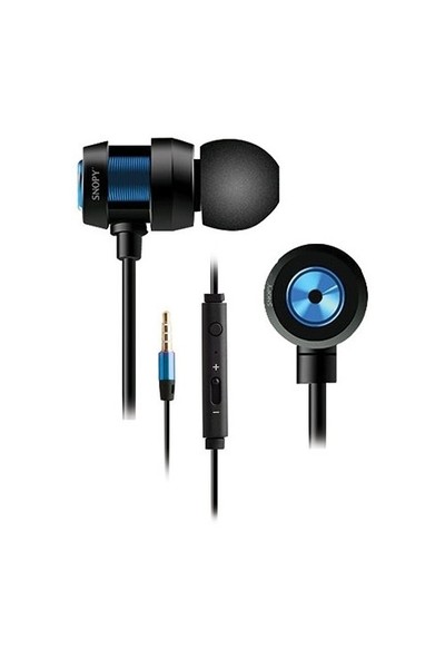 Snopy Sn-J01 Mobil Telefon Uyumlu Kulak İçi Mavi Mikrofonlu Kulaklık Snopy Sn-J01 Mobil Telefon Uyumlu Kulak İçi Mavi Mikrofonlu Kulaklık