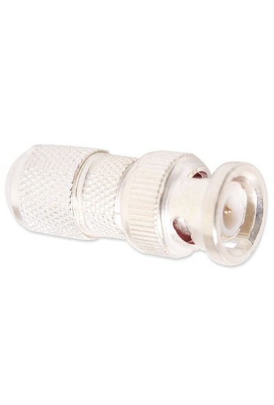 S-Link Sl-Bn22 Vidalı Bnc Gümüş 50 Li Paket Konnektör