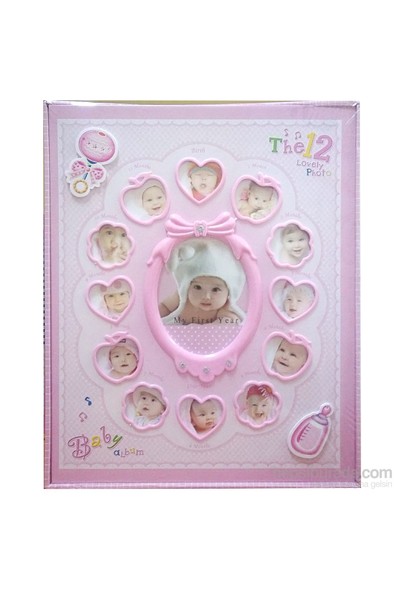 200'Lük 10X15cm - 20'Lik 15X21cm 12 Ay Bebek Albümü 200'Lük 10X15cm - 20'Lik 15X21cm 12 Ay Bebek Albümü